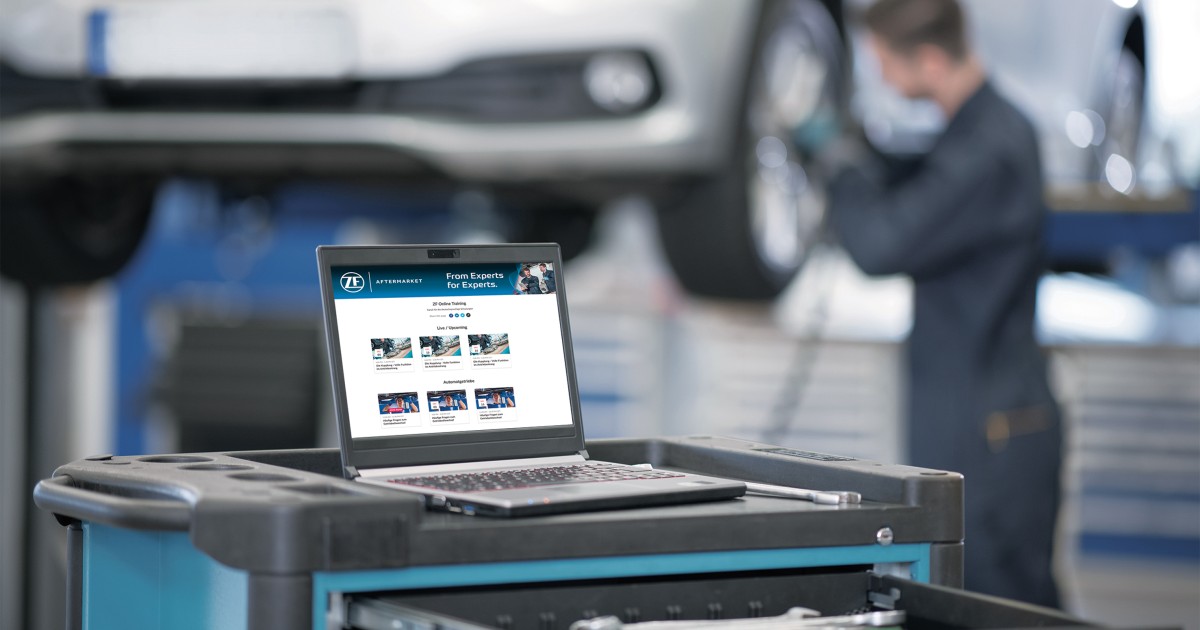 New training platform and more online training courses at ZF - ZF