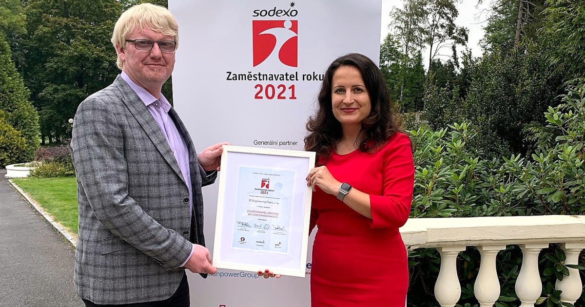 ZF získává ocenění Zaměstnavatel regionu v Plzeňském a Libereckém kraji ...